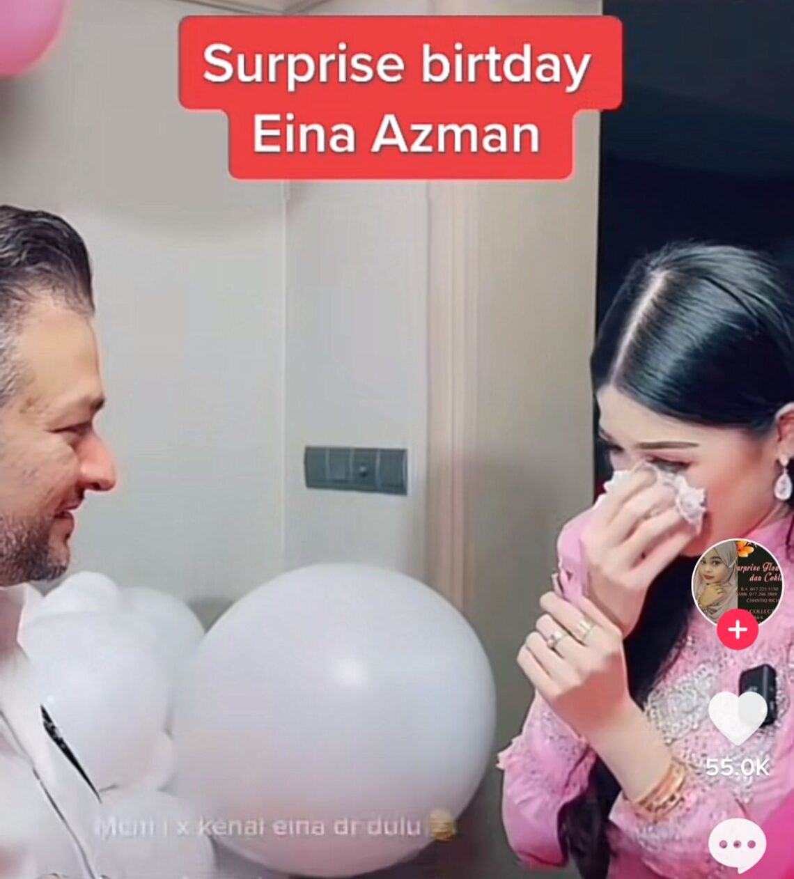 Suami Tak Wish Birthday Rupanya Punca Eina Azman Menangis Dan Overthinking Ingat Dicurangi ...