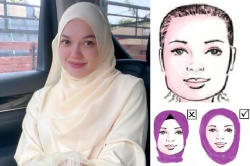 Cara Gayakan Tudung Yang Betul Mengikut Bentuk Wajah (& Tutup Dahi ...