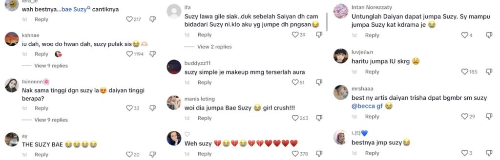[VIDEO] Cetus Perhatian Ramai Apabila Daiyan Trisha Bertemu Dengan Bae Suzy Di New York! - Murai MY