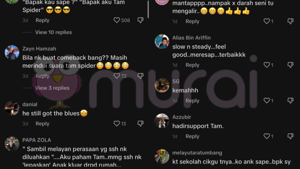 [VIDEO] Tam Spider Kongsi Momen 'Jamming' Bersama Anak Lelaki, Peminat ...