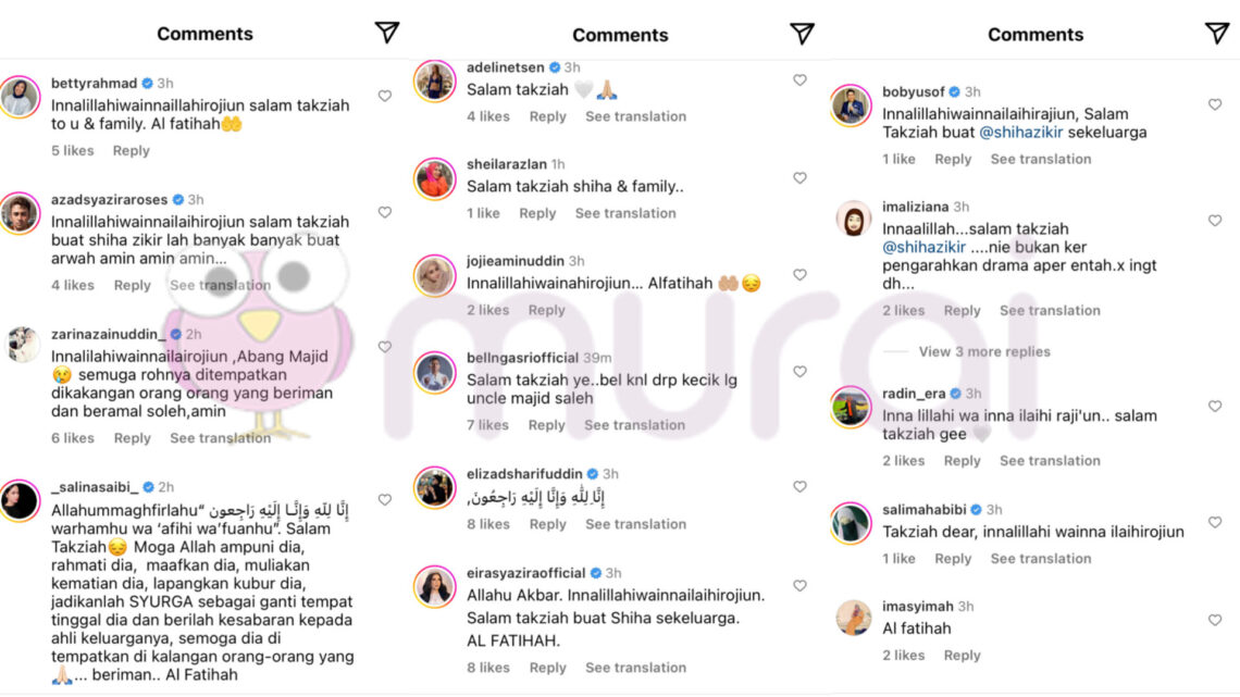 Pengarah & Pelakon Siri Drama Gerak Khas, Majed Saleh Meninggal Dunia - Murai MY
