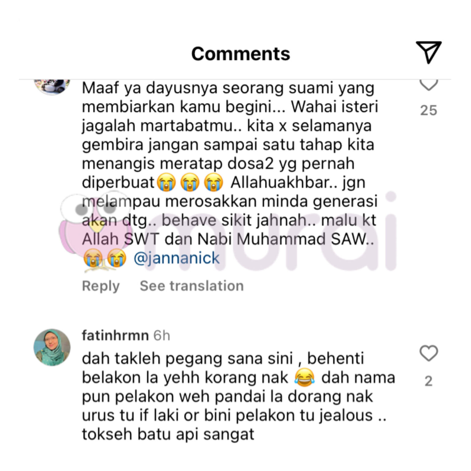 Janna Nick Didukung Andi Bernadee, Netizen Tegur!-"Dah Macam Laki Bini ...