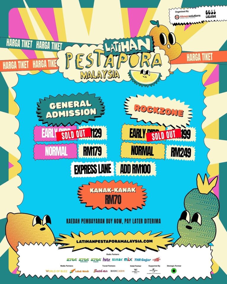 Latihan Pestapora Malaysia 2025 Umum 'Lineup' Fasa Pertama, Lebih 24 Artis Malaysia & Indonesia ...