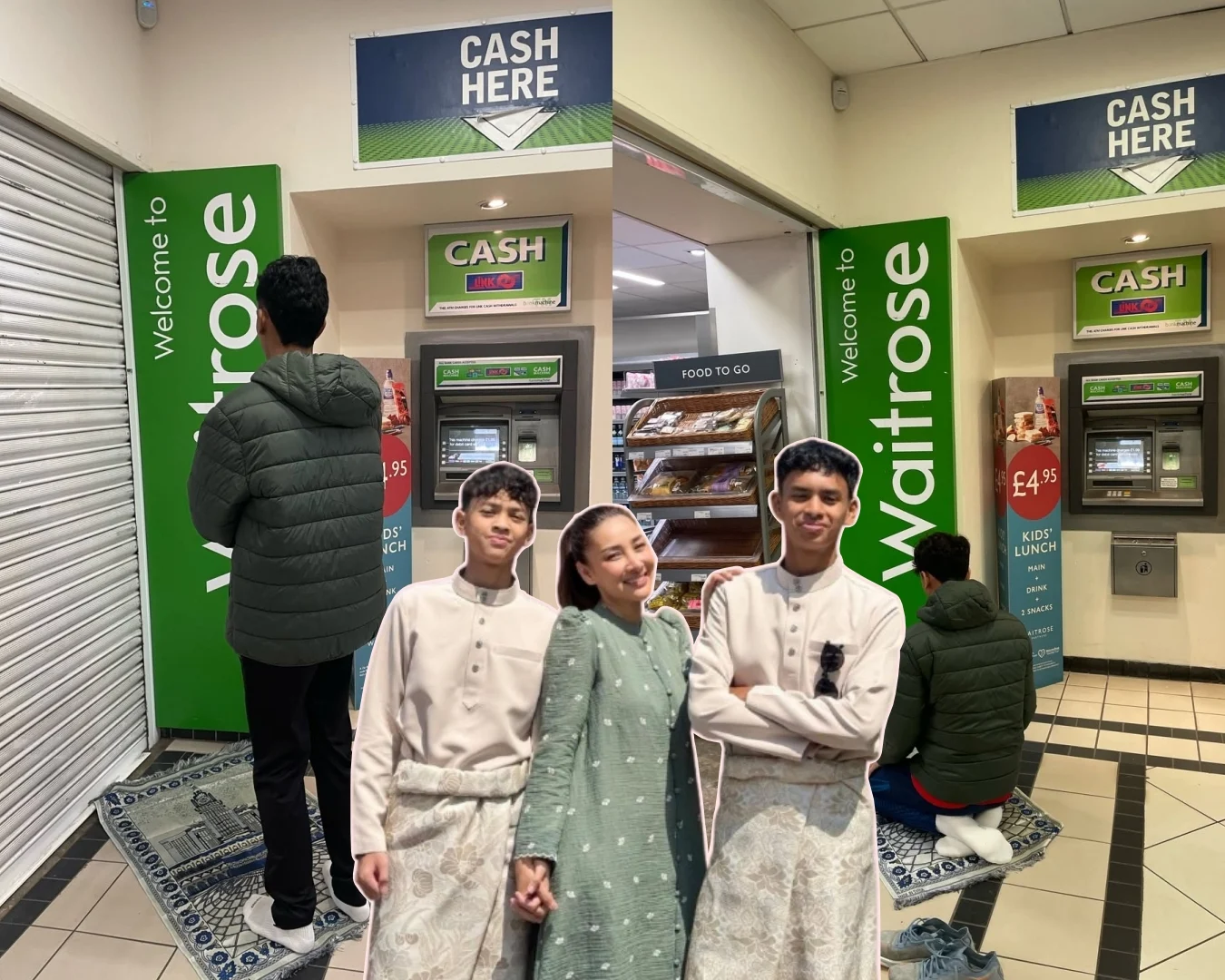 [VIDEO] Tetap Solat Walaupun Tepi ATM, Sikap Rita Rudaini & Anak Tuai ...